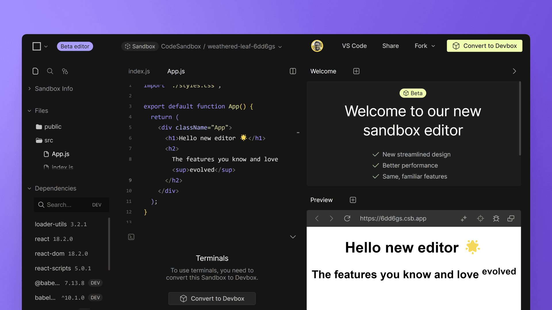 Introducing a Unified Development Platform - CodeSandbox
